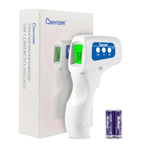 Berrcom Non Contact Forehead Thermometer for Adults, Kids & Babies ...