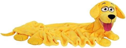 Amazon.com: Cuddleuppets: Dog - Yellow - 2-in-1: Plush Puppet & Blanket ...