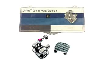 3-M Unitek Gemini Metal Twin Brackets Cuspid Hook Mbt - 0.022 5x5 ...