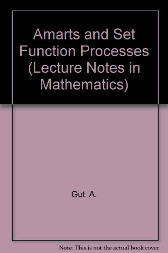 Buy Amarts And Set Function Processes Lecture Notes In Mathematics Book Online At Low Prices