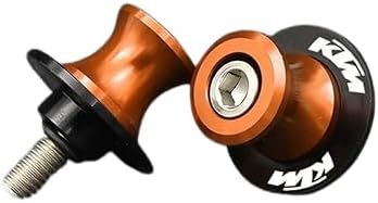 SELVIKE 2PCS CNC 10MM Motorcycle Swing Arm Spools CNC Aluminum Swingarm ...