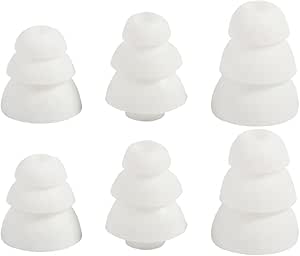 Amazon.com: XAGMODSHN Triple Flange Ear Tips Earpads Replacement for in ...