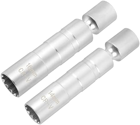 Amazon.com: Asooll 14MM & 16MM Thin Wall Magnetic Swivel Spark Plug ...