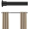 Amazon.com: Tension Curtain Rod By EZFurni,123-160 Inches, Heavy Duty ...