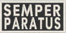 Amazon.com: Semper Paratus Patch with Hook & Loop Morale MC Biker ...