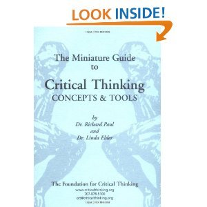 The Miniature Guide to Critical Thinking-Concepts and Tools 3rd (Third ...