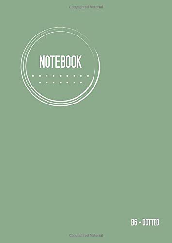 Amazon.com: Dotted Notebook B6: Journal Notebook, Dusty Green, Cool ...