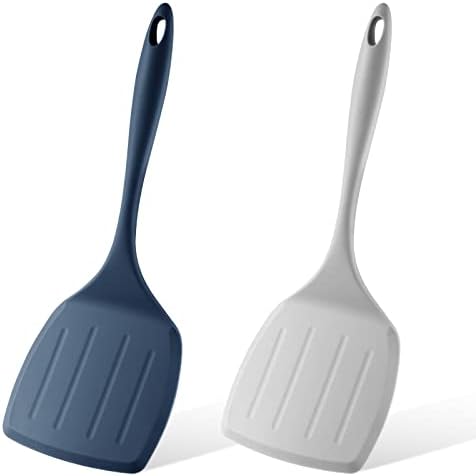 Amazon.com: Lallisa 2 Pcs Extra Large Silicone Turner Heat Resistant ...
