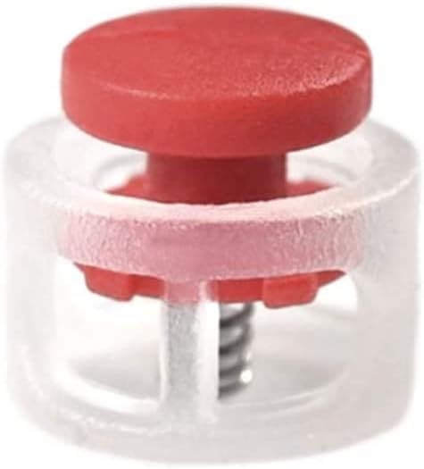 EEOMOiK 25X Colorful 2 Hole Mini Round Cord Lock Stopper Toggle Clip ...