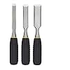 STANLEY Chisel Set, 150 Series, Short Blade, Wood, 3-Piece (16-150 ...