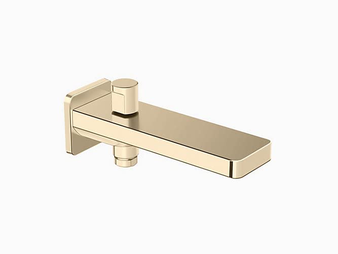 KOHLER PARALLEL BATH SPOUT WITH DIVERTER IN FRENCH GOLD FINISH : Amazon ...