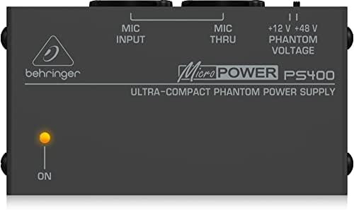 Behringer PS400 Ultra-Compact Phantom Power Supply : Amazon.in: Musical ...