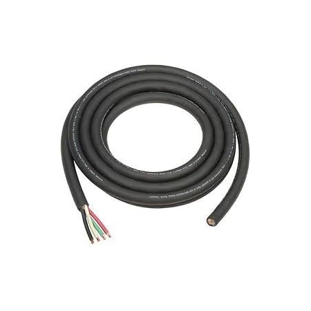 12 AWG SJOOW Portable Cord, 4 Conductor 300V Power Cable, EPDM Wires ...