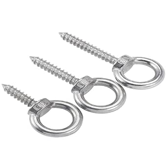 Stainless Steel Eye Bolt, 304 Stainless Steel Self Tapping Eye Bolts M4 ...