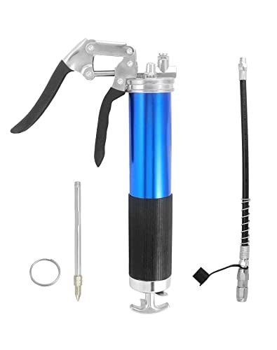 QWORK Heavy Duty Grease Gun, Grease Gun Tool, 6000PSI-7000PSI, 14oz ...
