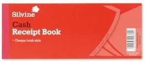 2 X Silvine Receipt Book Counterfoil Chequebook-format 40 Receipts ...