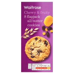 Waitrose Chewy And Fruits 8 Flapjack All Butter Cookies 200g ...
