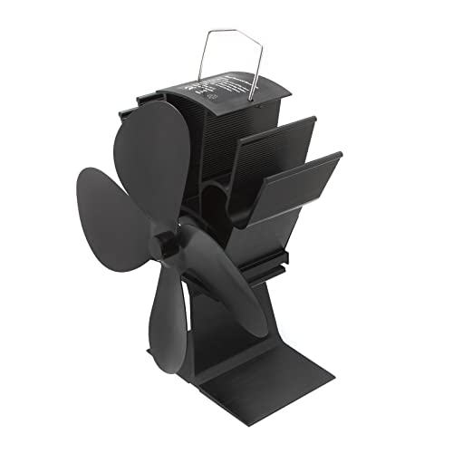 Twilight Garage 4 Blade Heat Powered Wood/Log Burner Fan for Wood ...