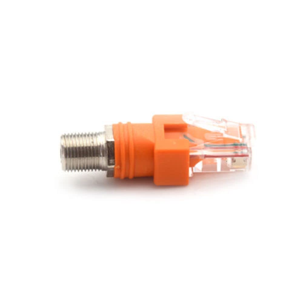 Amazon.com: F Female to RJ45 Male Coaxial Coax RJ45 to RF Barrel ...