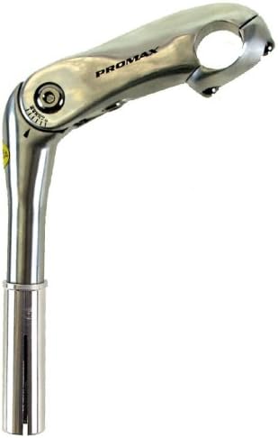 Amazon.com : Promax Adjustable Stem, Silver, 105/180mm : Bike Stems And ...