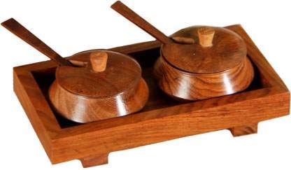 Buy Giftoshopee Decorative Box Wooden Jars Mukhwas Container ...