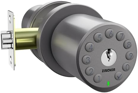 SoHoMiLL ® Electronic Keypad Door Knob and Lock Set with Backup ...