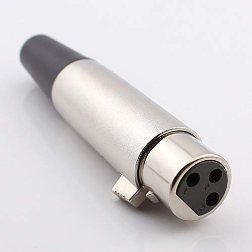 Eidoct 3 Pin XLR Solder Type Connector, Male/Female Audio Mic ...
