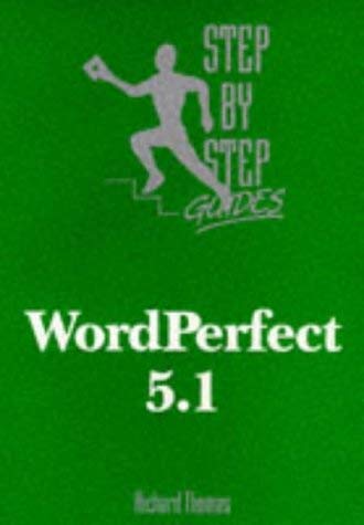 WordPerfect 5.1 (Step-by-step Guides) : Thomas, Richard: Amazon.de: Bücher