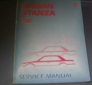 1992 Nissan Stanza Altima Service Shop Repair Manual: nissan: Amazon ...