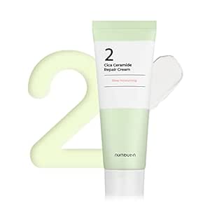 Amazon.com: numbuzin No.2 Cica Ceramide Repair Cream | Facial Moisturizer, Strengthen Skin ...