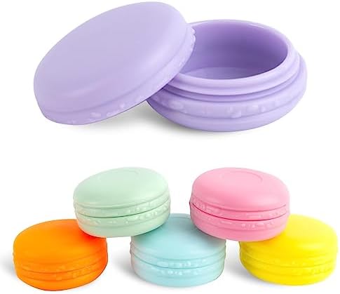 12 PCS Small Travel Pots Set, 10ml Sample Pots with 12 Spoons and 1 ...