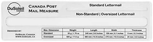 Canada Post lettermail Measure, Shipping Template, Mail Sizer Letter ...