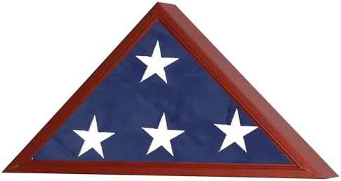 Amazon.com - Flag Display Case Shadow Box Frame Holder for 4'x6' Folded ...