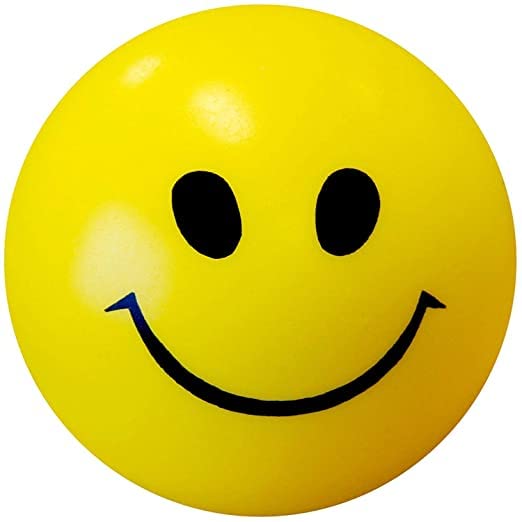 Smiley Soft Balls Cute Funny Yellow Emoji Happy Smiley Face Squeeze ...