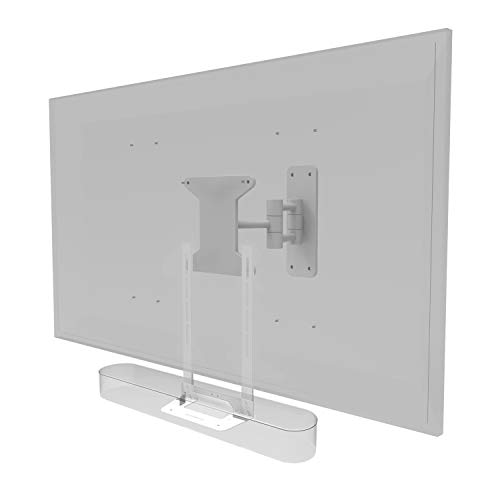 Soundbass Beam TV Mount, White, Compatible with Sonos Beam Mounting ...