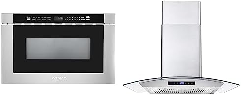 Amazon.com: COSMO COS-12MWDSS-NH 24 in. Built-in Microwave Drawer with ...