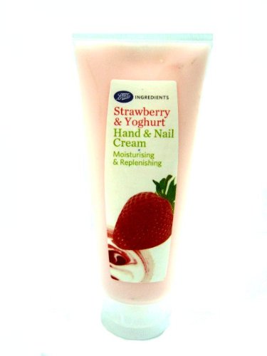 Amazon.com : Boots Ingredients Strawberry & Yoghurt Extract Hand & Nail ...