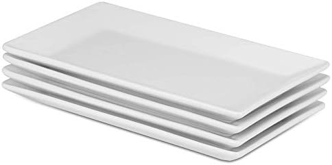 Porcelain Serving Platters - Set of 4 | White Plates | Perfect for ...