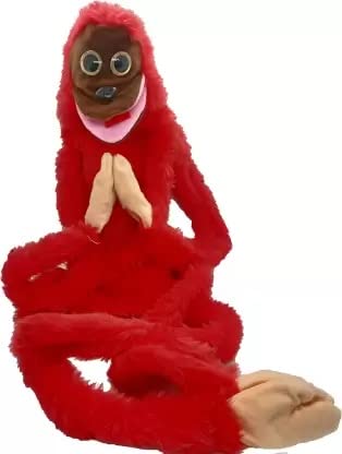 Buy Ventriloquist Talking Monkey Puppet (RED) Online at Low Prices in ...