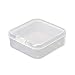 Amazon.com: AKOAK Clear Polypropylene Square Mini Storage Containers ...