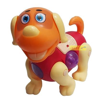 Buy JAPSI Walking Dog with Light & Sound | Pet Dog Toy | Battery ...