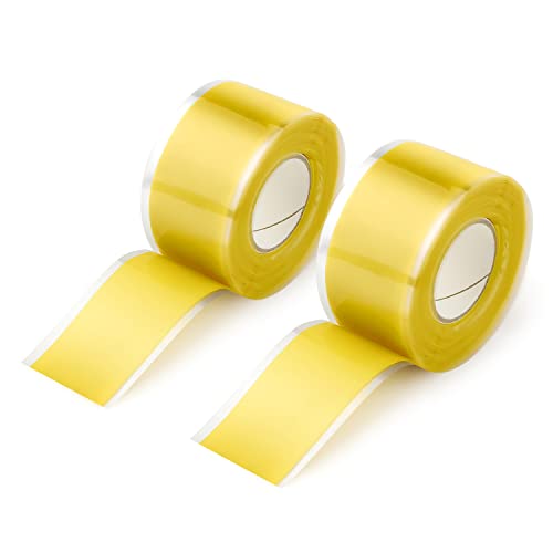 2 Rolls Self Fusing Silicone Tape, 1inch x 10ft Silicone Sealing Tape ...