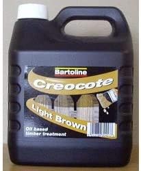 Bartoline Creocote Oil Based Wood Treatment 4L Dark (638229) : Amazon ...