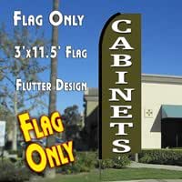 Amazon.com: CABINETS (Green) Feather Banner Flag (11.5 x 3 Feet ...