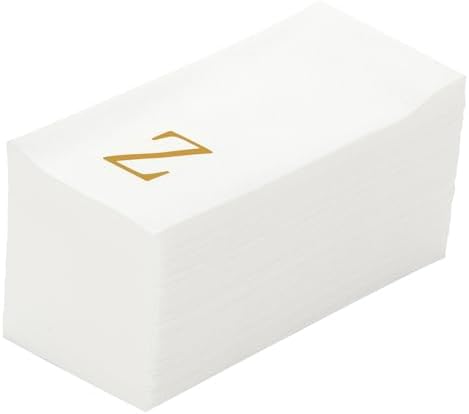 Amazon.com: Luxe Party 112 Pack Monogram Napkins | Letter Z Initial ...