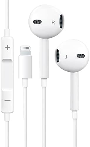 Amazon.com: Apple Earbuds/Wired Earphones/iPhone Headphones/Lightning ...