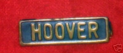 Amazon.com: campaign pin pinback button hoover c- lock tab : Health ...