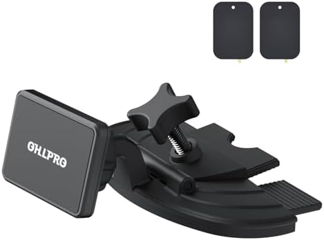 Amazon.com: OHLPRO Magnetic Car CD Slot Tablet Mount, Car CD Player ...