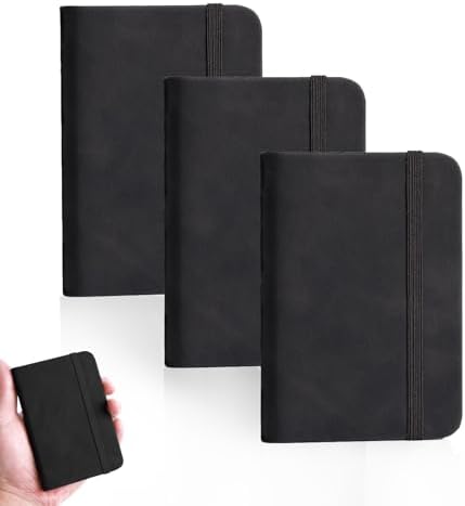 DrbtldMZ A7 Pocket Notebook 3Pcs Waterproof Tear-Resistant Notepad for ...