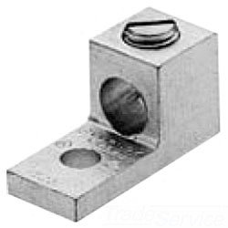 BURNDY KA6U 1 Hole, 1/4" Stud, 6-14 AWG, Aluminum, Terminal Lug, TIN ...